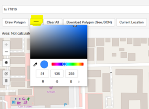 Land Area Calculator Map - Find the land area of a shape you draw on a ...