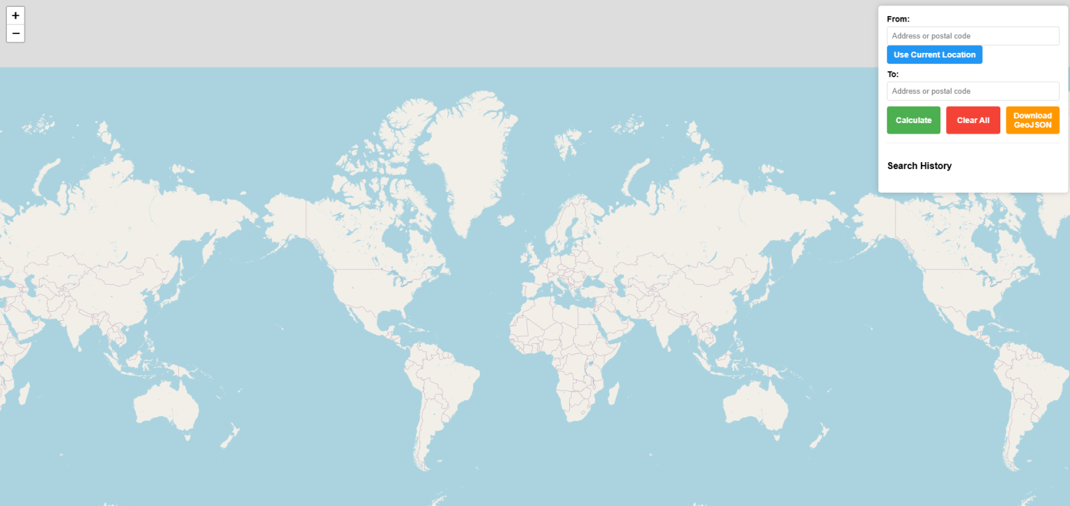 Measure Distance Map - Find Driving & Straight Distance Between 2 ...