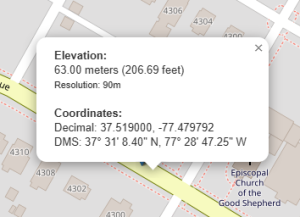 Elevation Finder on Map - Altitude Calculator - Online Map Maker