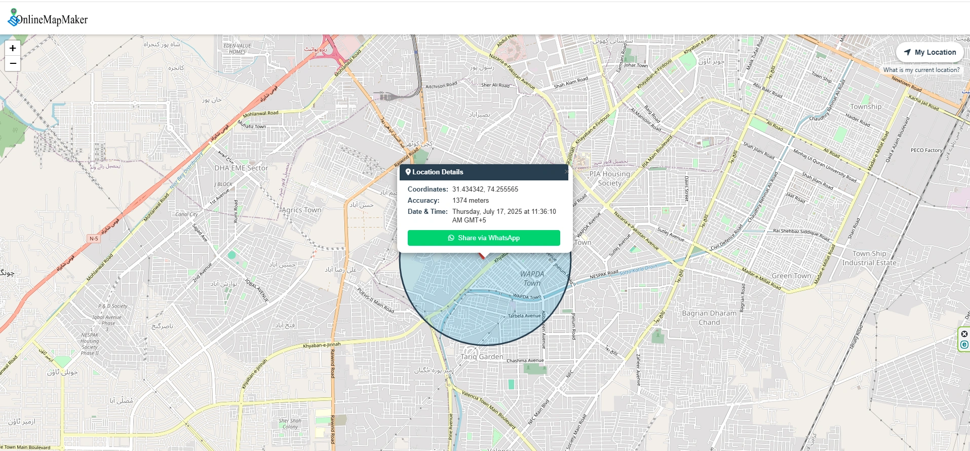 My Location Right Now - Get Your Location on Live Map - Share Latitude and Longitude - Online ...